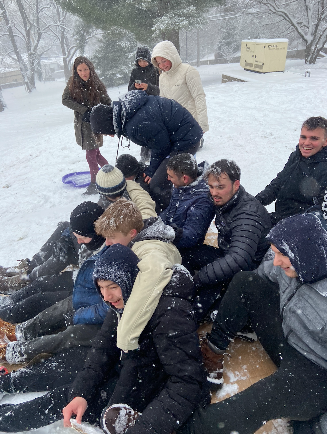 Villanova Celebrates First Snow Day of the Year – The Villanovan